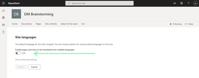 How To Create a Multilingual SharePoint Site